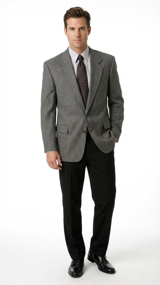 Men’s Dark Grey Blazer – Charcoal Grey Sport Coat Jacket — USA Men's Outlet