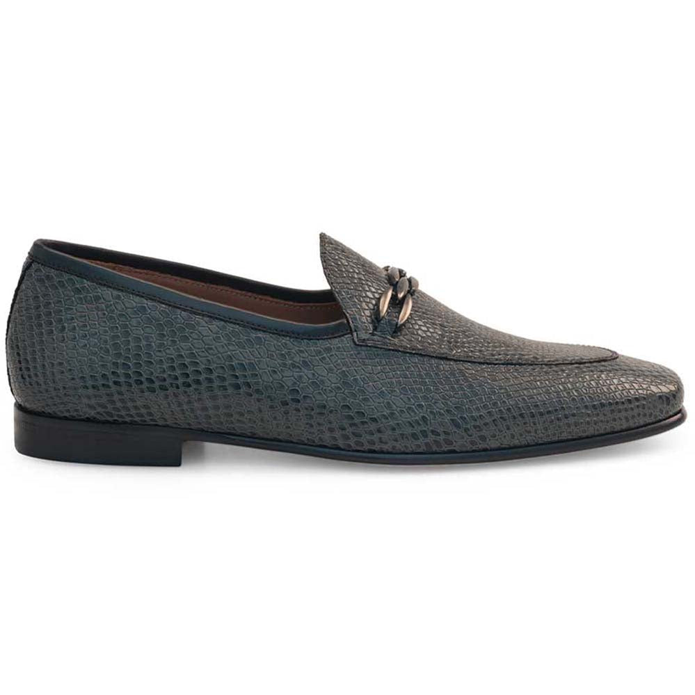 Mezlan Apron Front Gored Two-Tone Slip-On Black / Grey (21445) — USA ...