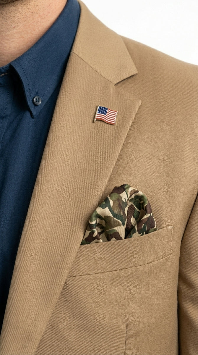 Mens Khaki Camel Bronze Taupe Blazer, Classic Business Casual Wedding ...