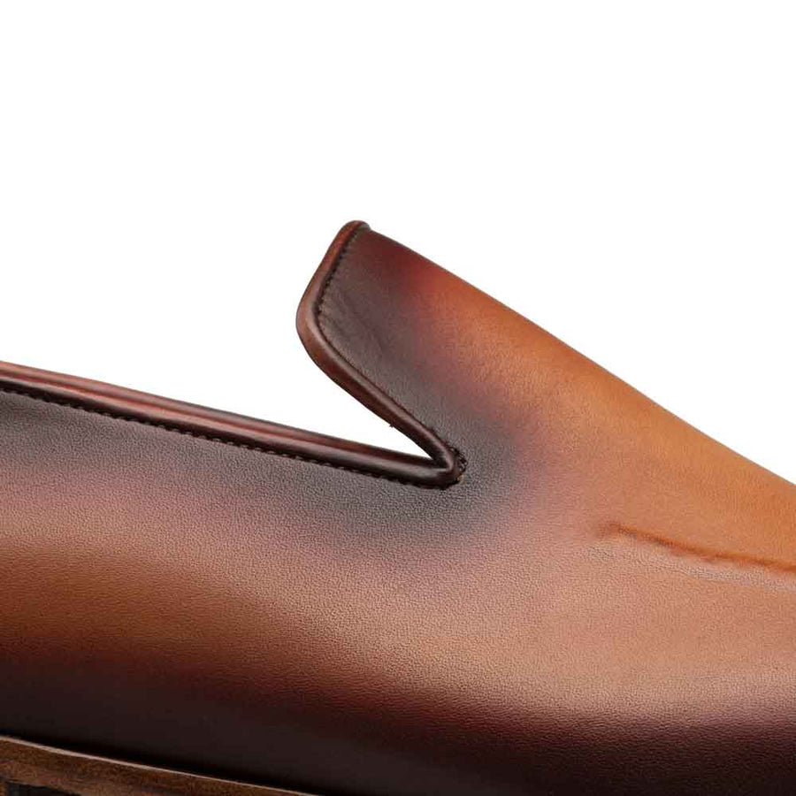 Mezlan Artisan Piped Loafer Tan / Rust — USA Men's Outlet