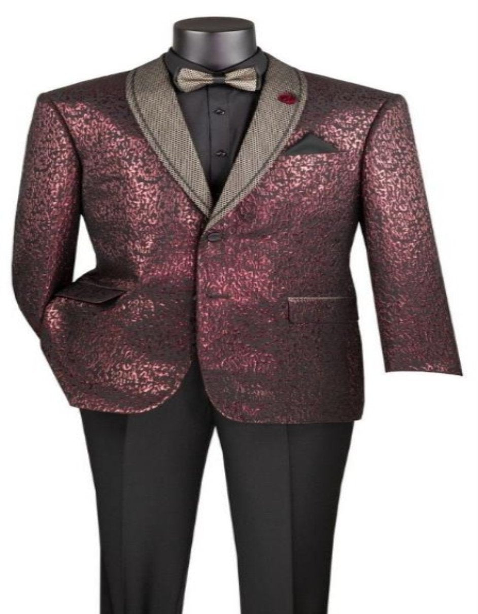 Burgundy Tuxedo - Maroon Burgundy Color - Prom Suit - Burgundy - Paisl ...