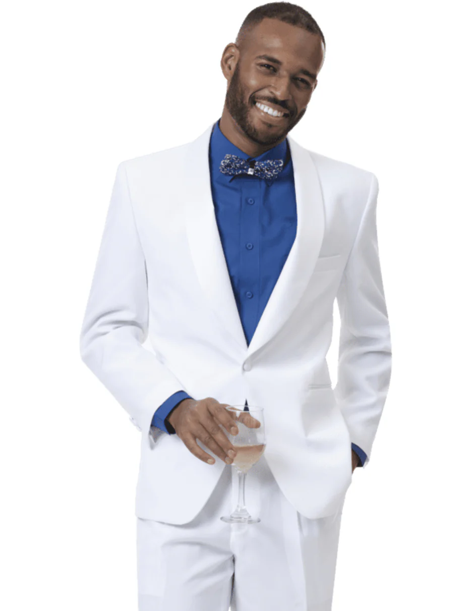 White Prom Suit - White Prom Tuxedo Suits - White Wedding Classic Tuxe ...