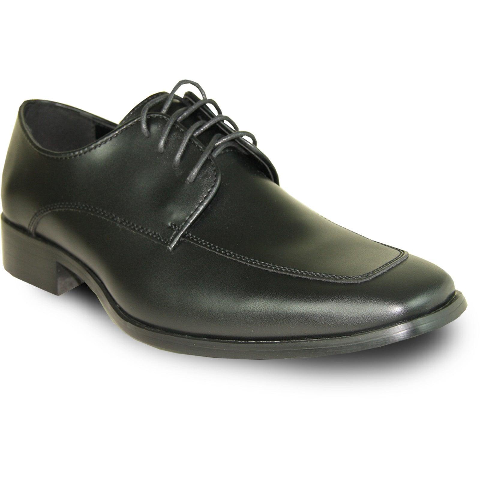 Bravo Men's Classic Moc Toe Tux Prom Shoe – Black — USA Men's Outlet