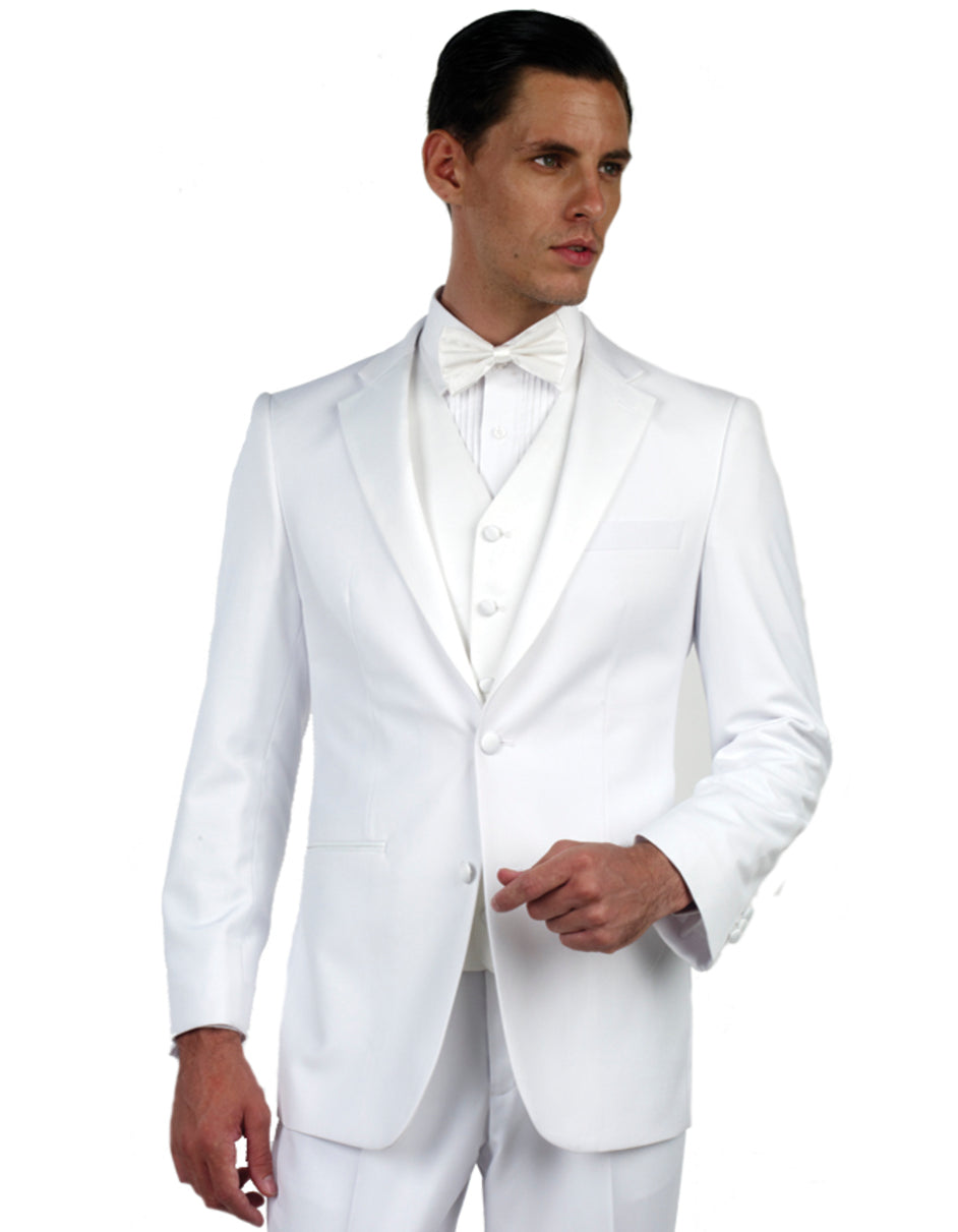 White Prom Suit - White Prom Tuxedo Suits - White Wedding Tuxedo Mens ...