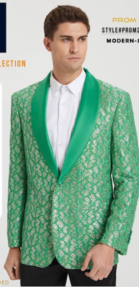 Lime Green Tuxedo - Neon Green Blazer — USA Men's Outlet