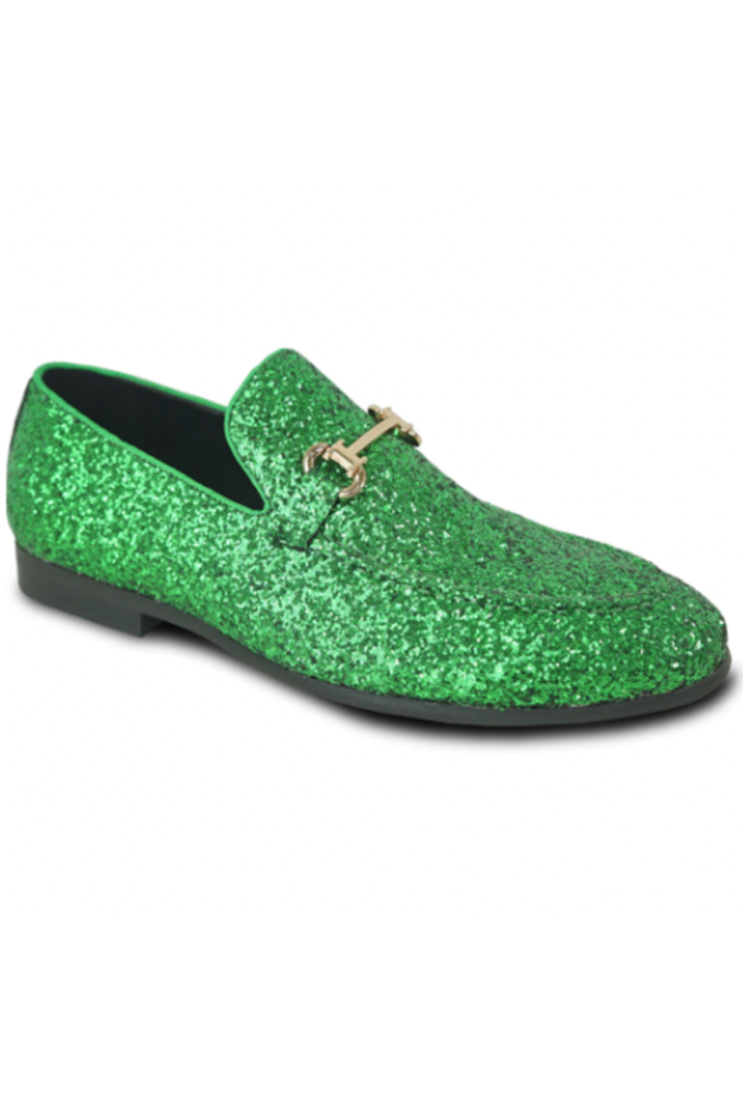 Men's Prom Tuxedo Loafer -Green Prom Shoe - Party — USA Men's Outlet