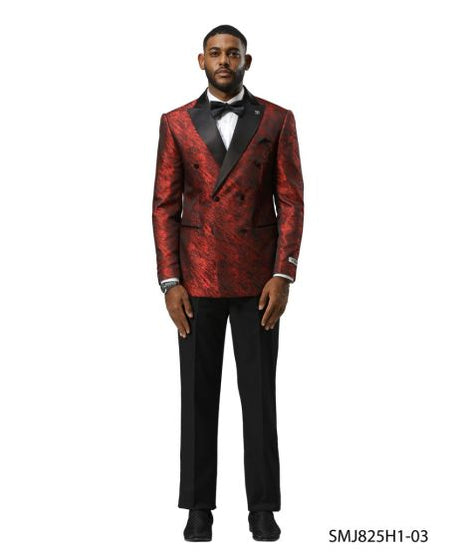Stacy Adams Men's Hybrid Fit Sport Coat - High Fashion Pattern — USA ...