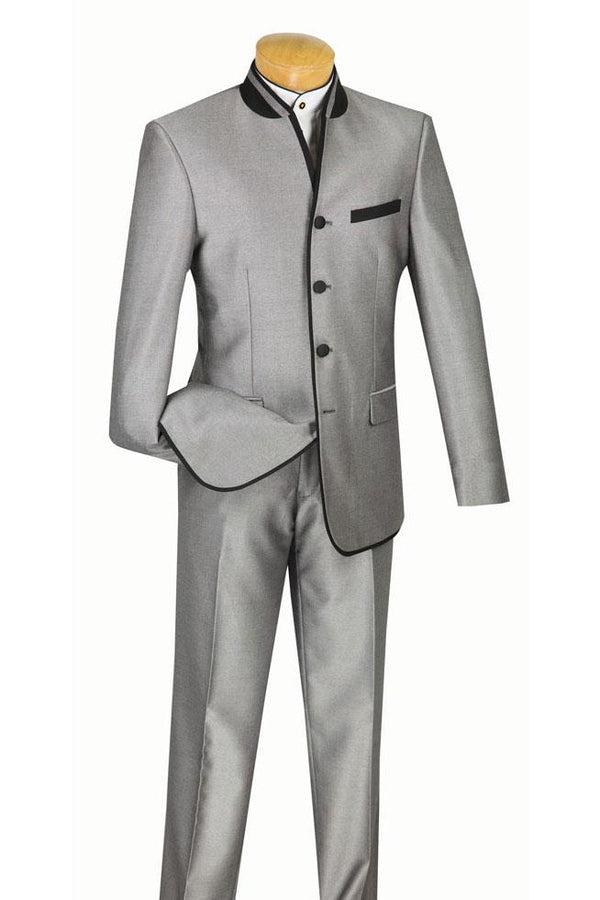 "Darius" Grey Tuxedo (2-Piece Set) — USA Men's Outlet